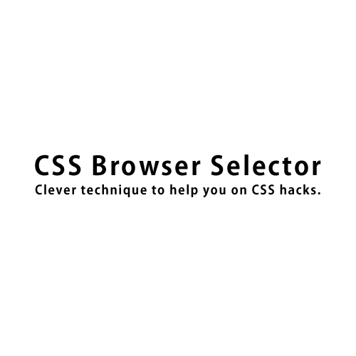 ブラウザまたはos毎にcssハックできるjs『css Browser Selector』 3066